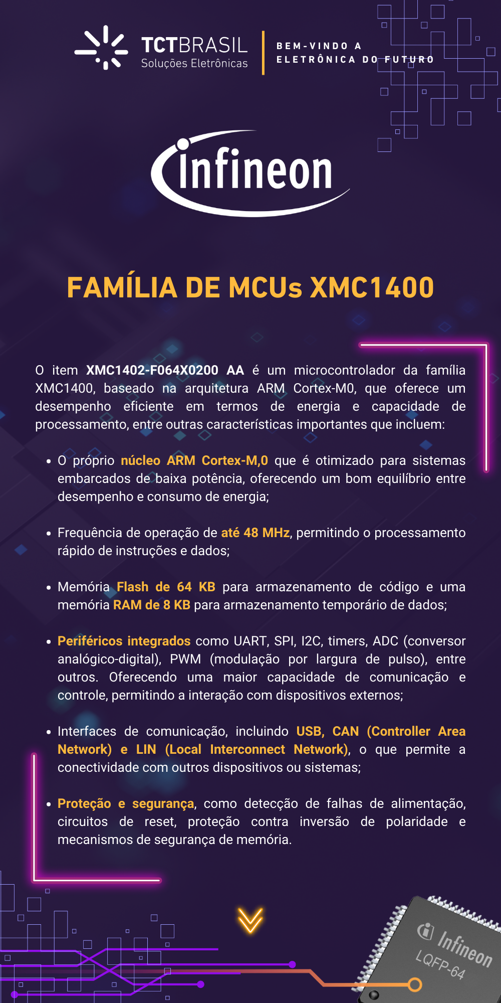 XMC1400 o MCU 32bit da Infineon